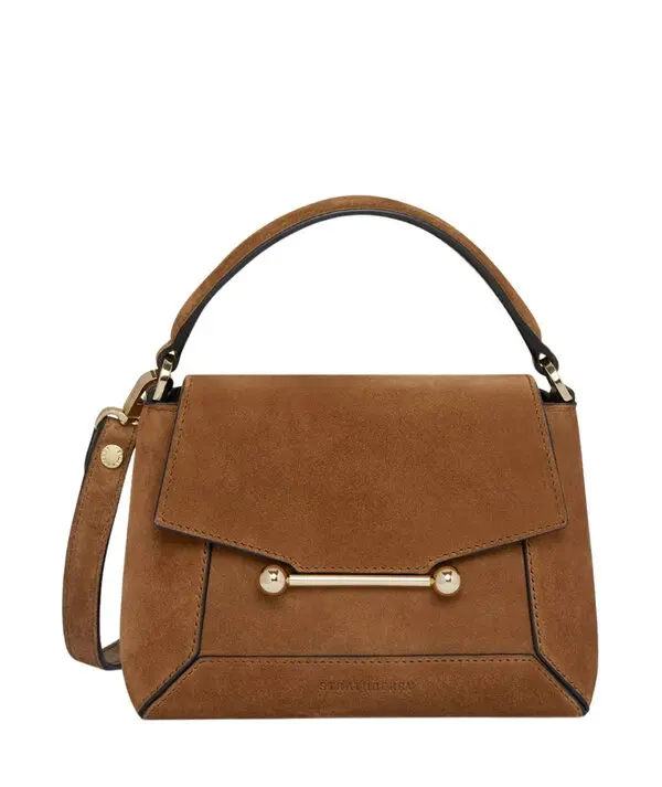 Strathberry Mosaic Nano Crossbody Bag - Brown
