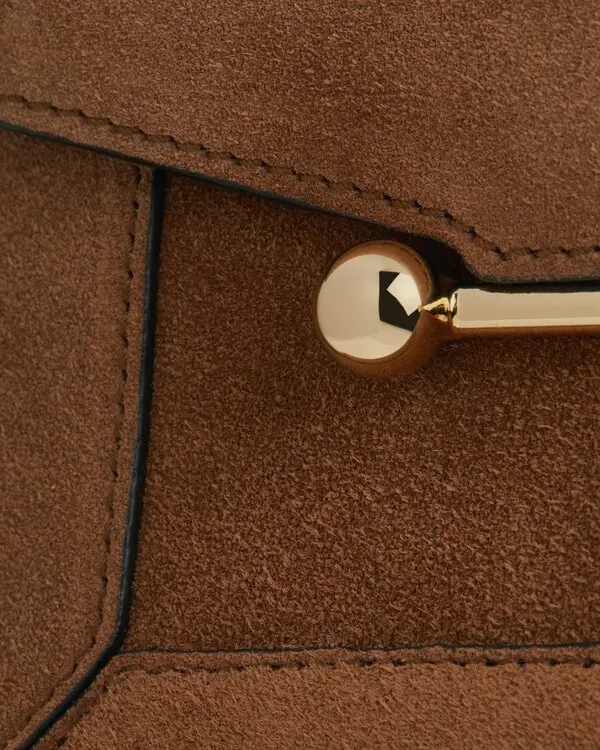 Strathberry Mosaic Nano Crossbody Bag - Brown
