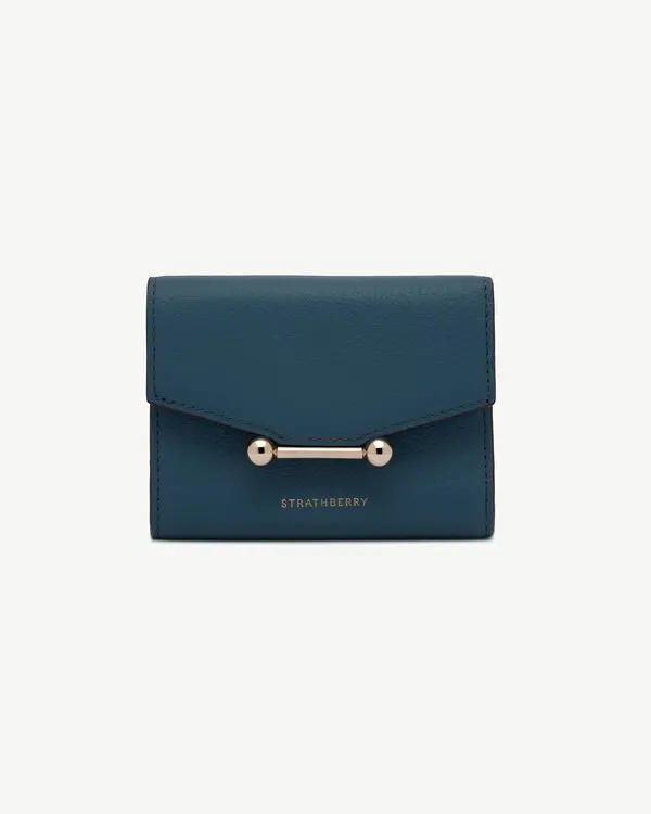 Strathberry Mosaic Trifold Wallet - Blue