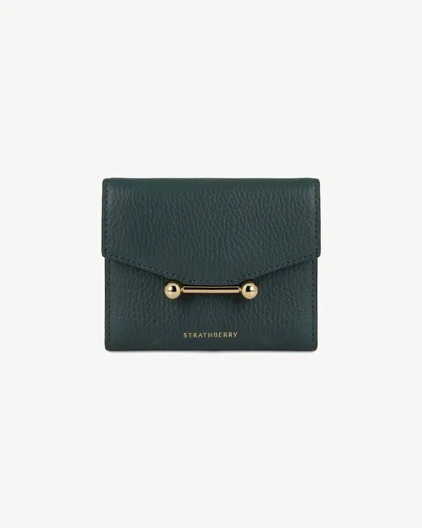 Strathberry Mosaic Trifold Wallet - Green