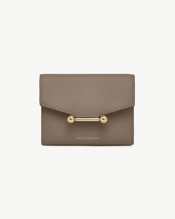 Strathberry Mosaic Trifold Wallet - Grey