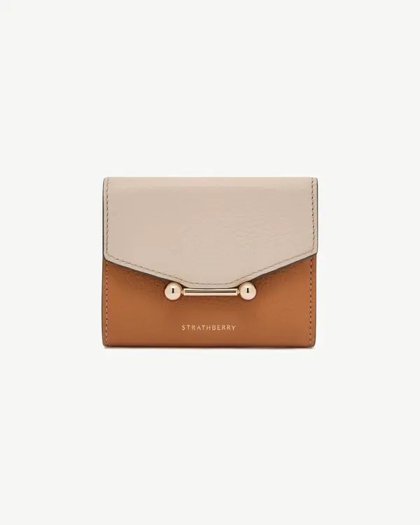 Strathberry Mosaic Trifold Wallet - Neutral