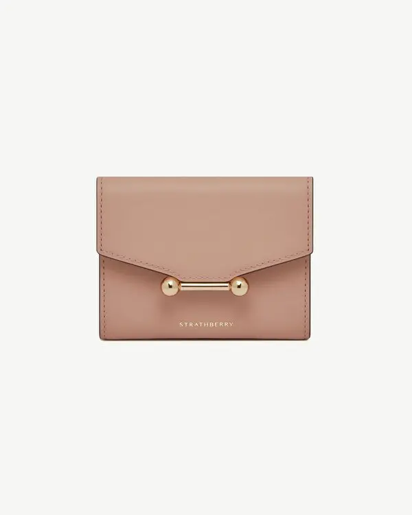 Strathberry Mosaic Trifold Wallet - Pink