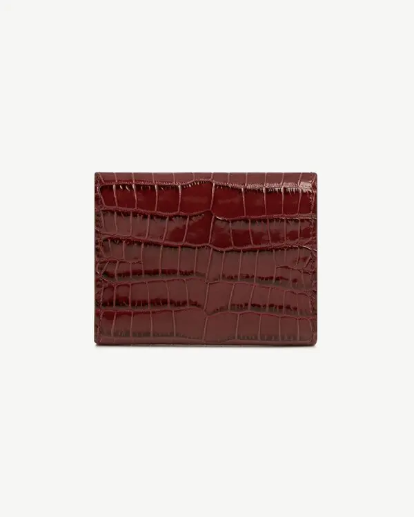 Strathberry Mosaic Trifold Wallet - Red