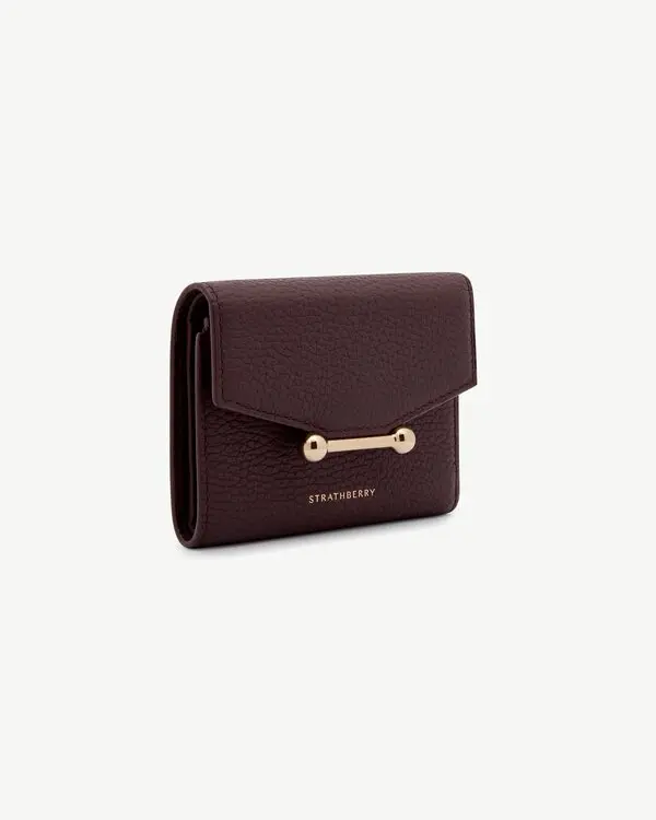 Strathberry Mosaic Trifold Wallet - Red