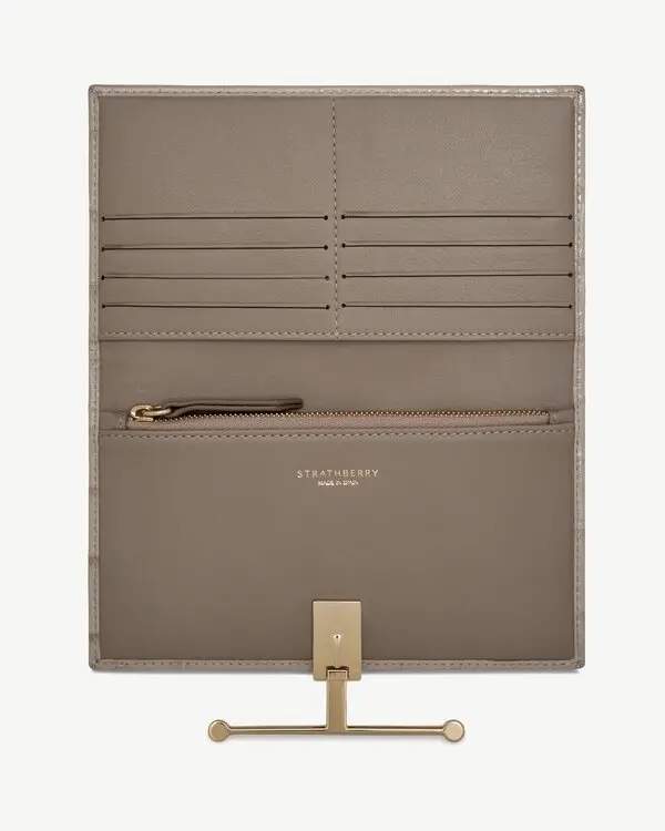 Strathberry Melville Street Wallet - Grey