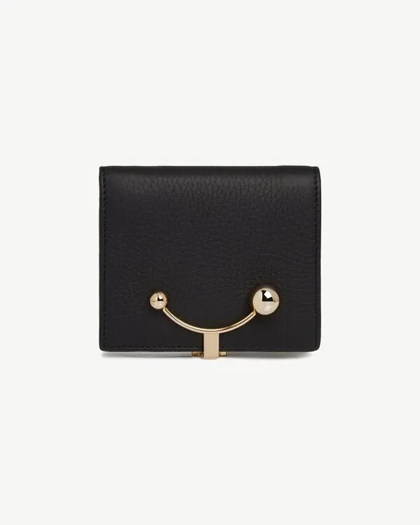 Strathberry Crescent Wallet - Black