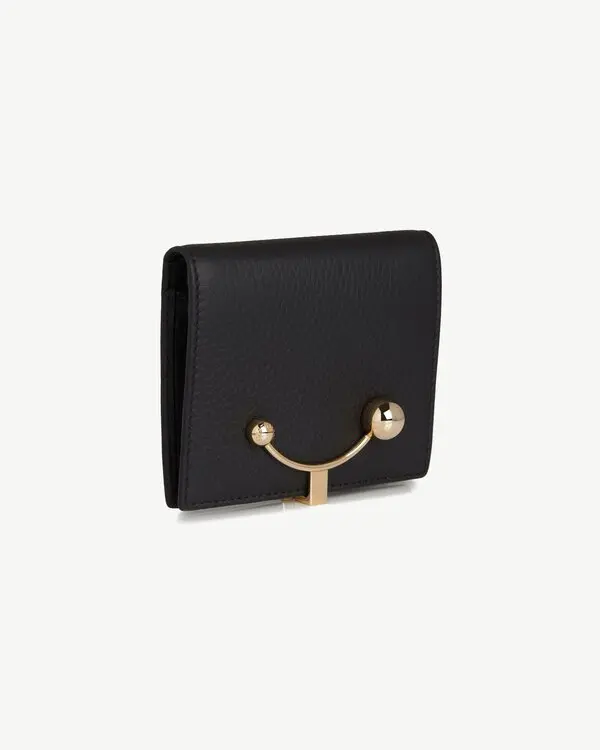 Strathberry Crescent Wallet - Black