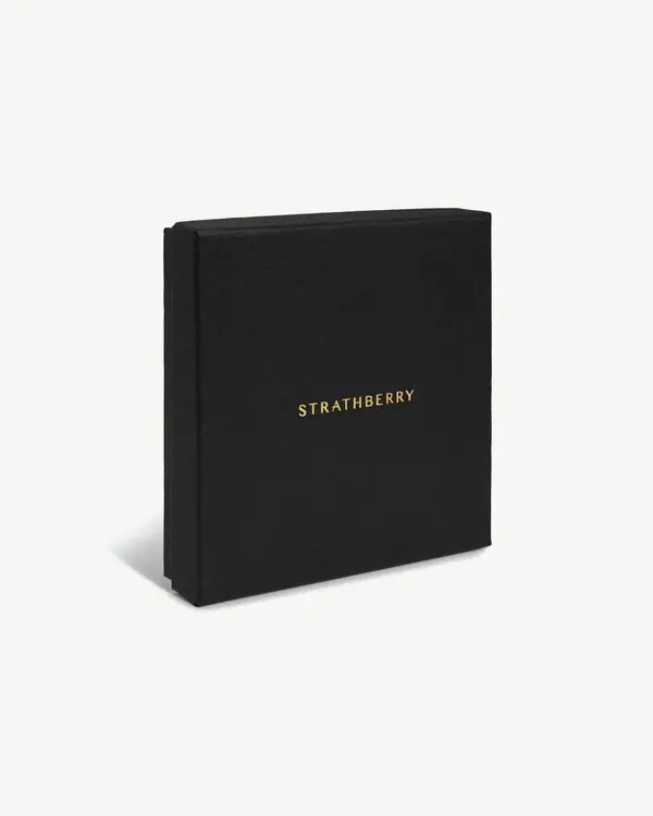 Strathberry Crescent Wallet - Black