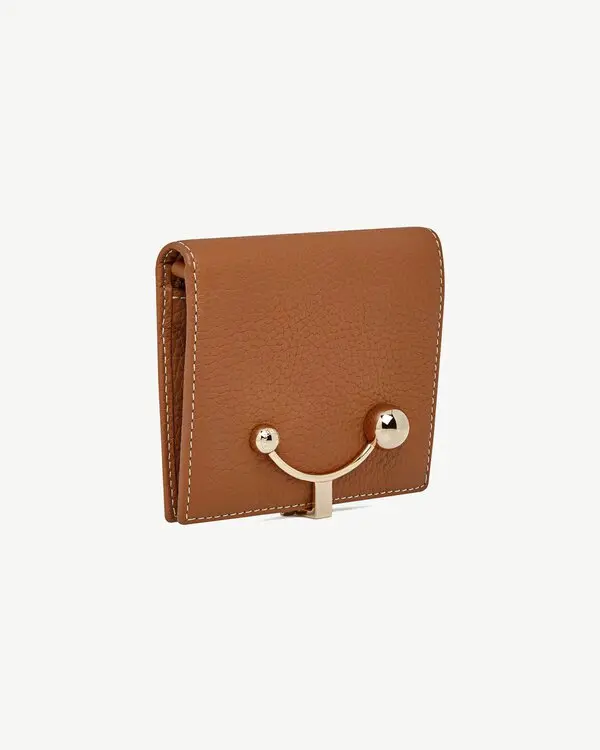 Strathberry Crescent Wallet - Brown