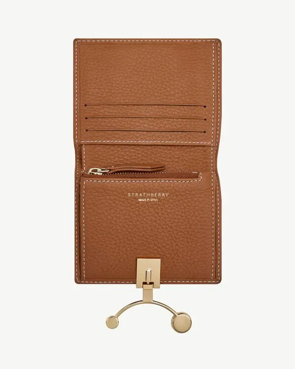 Strathberry Crescent Wallet - Brown