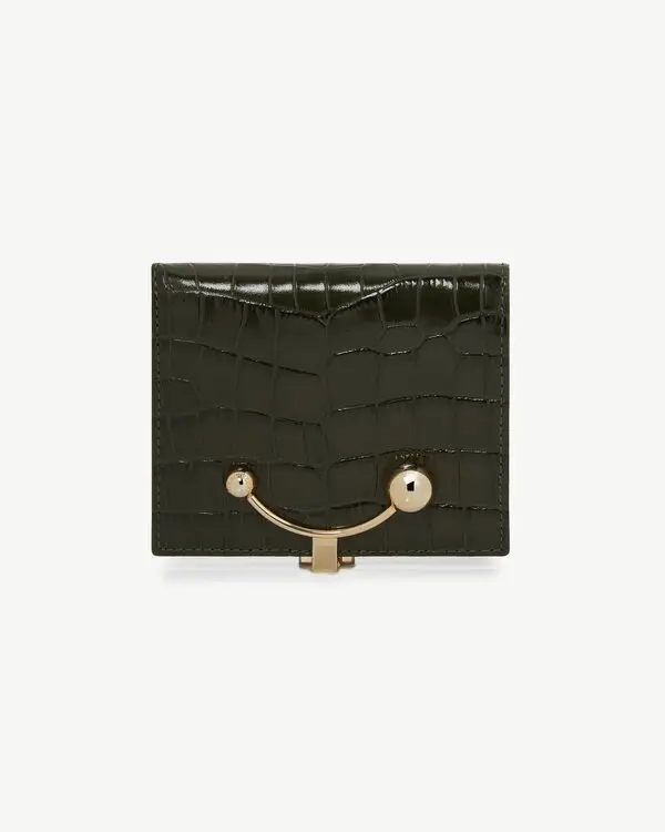 Strathberry Crescent Wallet - Green