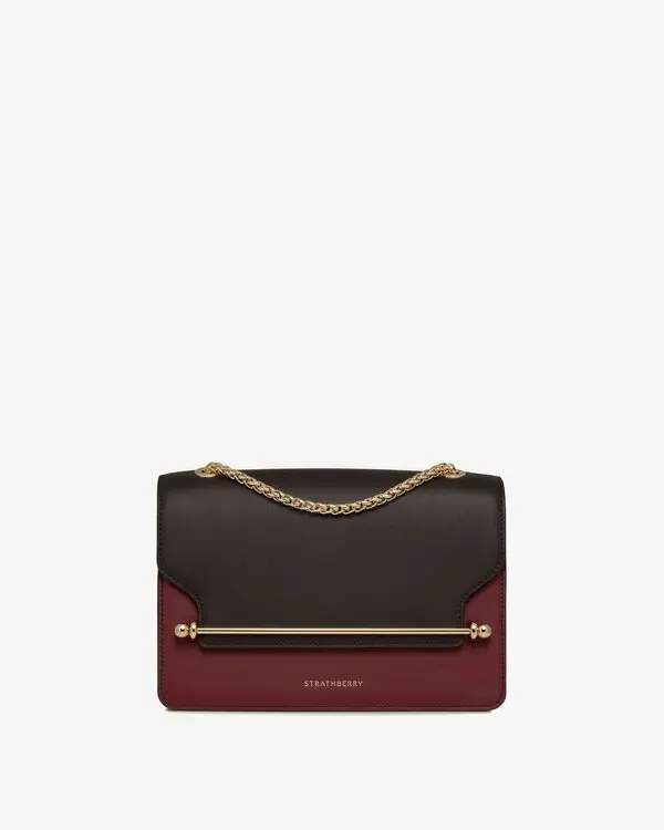 Strathberry East/west Shoulder Bag - Brown