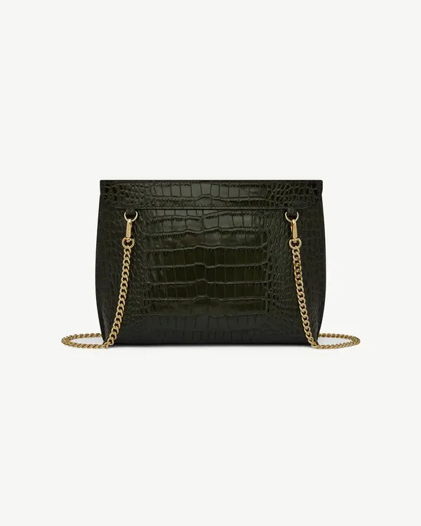 Strathberry Stylist Crossbody Leather Clutch - Green
