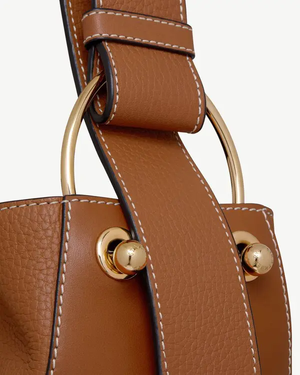 Strathberry Lana Midi Bucket Bag - Brown