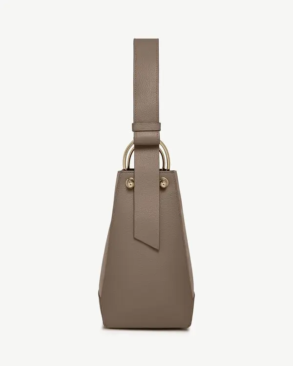 Strathberry Lana Midi Bucket Bag - Grey