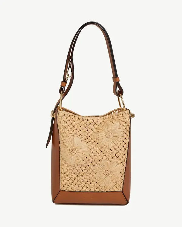 Strathberry Lana Midi Bucket Bag - Neutral