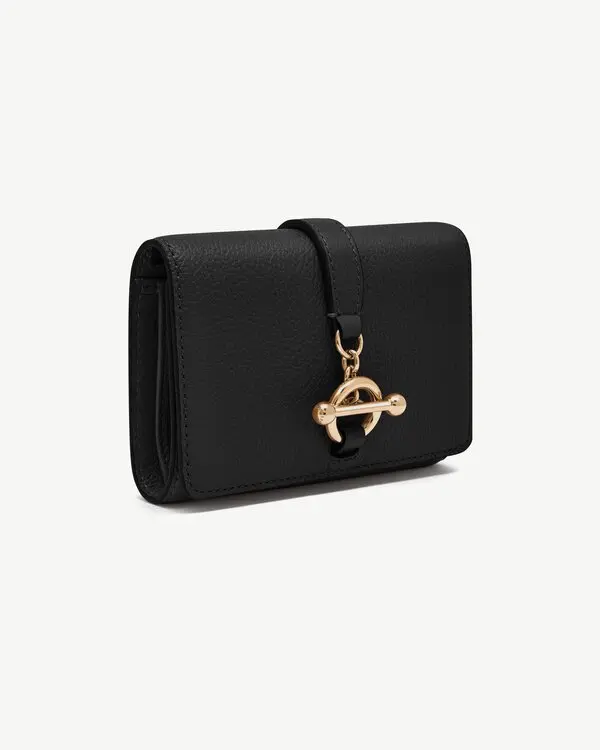 Strathberry Kite Trifold Wallet - Black