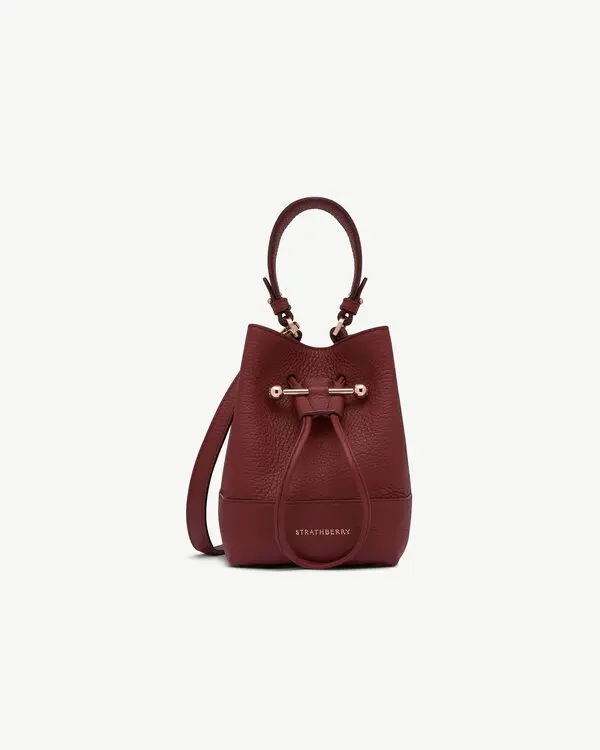 Strathberry Osette Bucket Bag - Red
