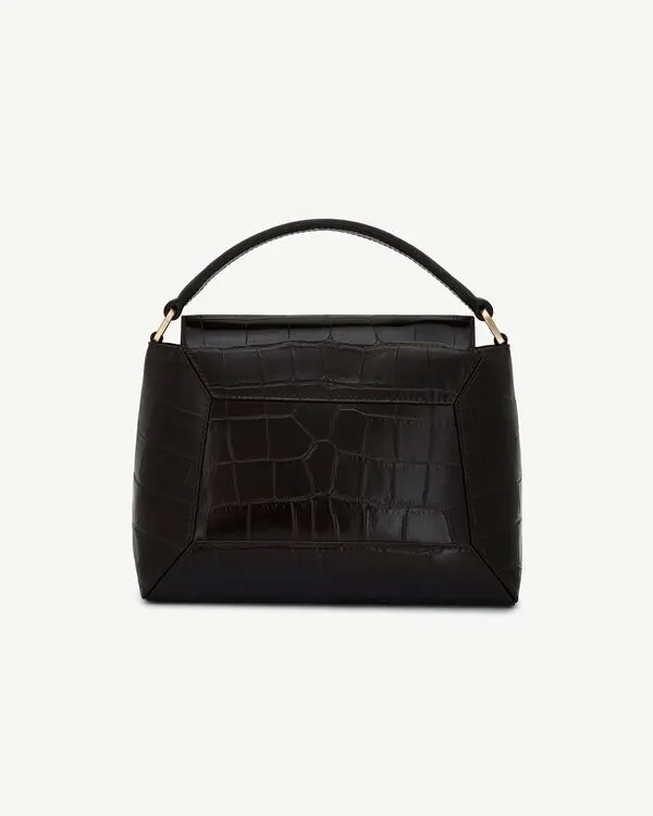 Strathberry Mosaic Top Handle Bag - Brown