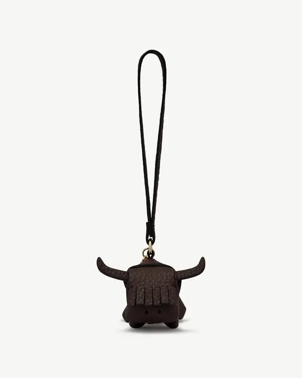 Strathberry Animal Bag Charm - Brown