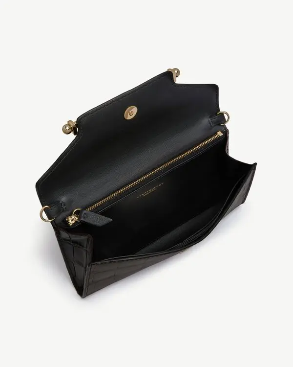 Strathberry Multrees Chain Wallet - Brown