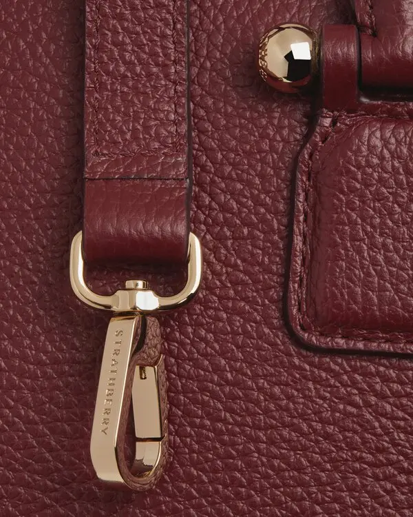 Strathberry Georgia Mini Tote Bag - Red