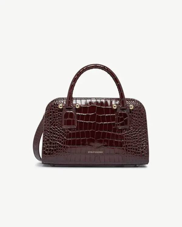 Strathberry Georgia Mini Tote Bag - Red