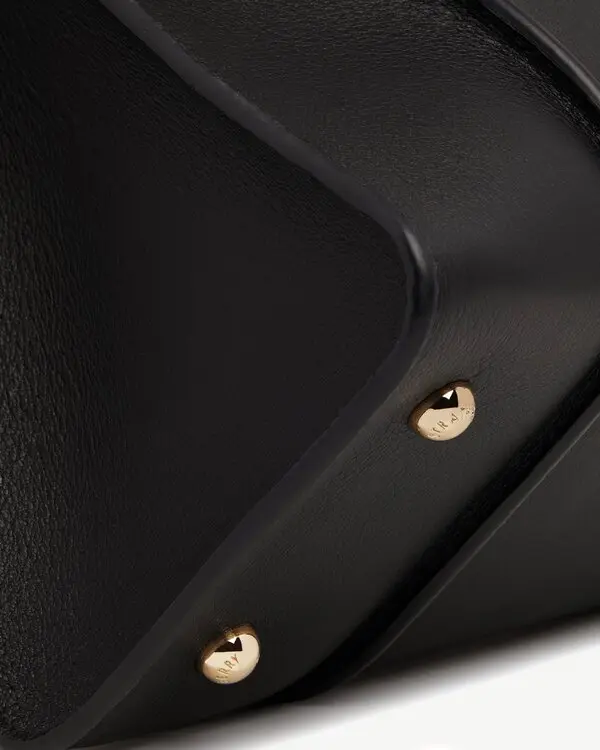 Strathberry Arkshell Top Handle Handbag - Black