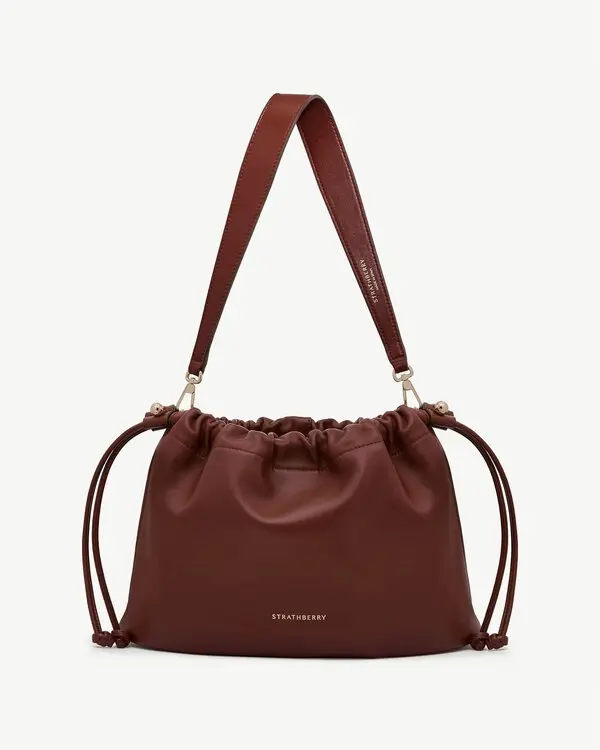 Strathberry Drawstring Bag - Brown