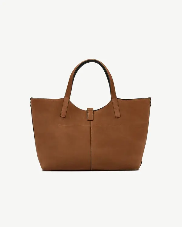 Strathberry Kite Tote Midi - Brown
