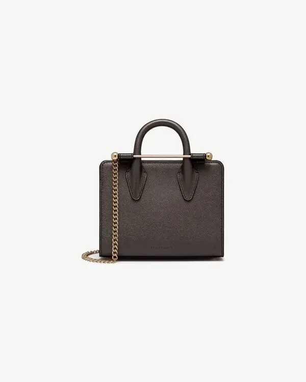 Strathberry Nano Tote Top Handle Bag - Grey