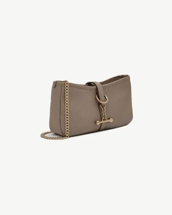 Strathberry Kite On A Chain Shoulder Bag - Grey