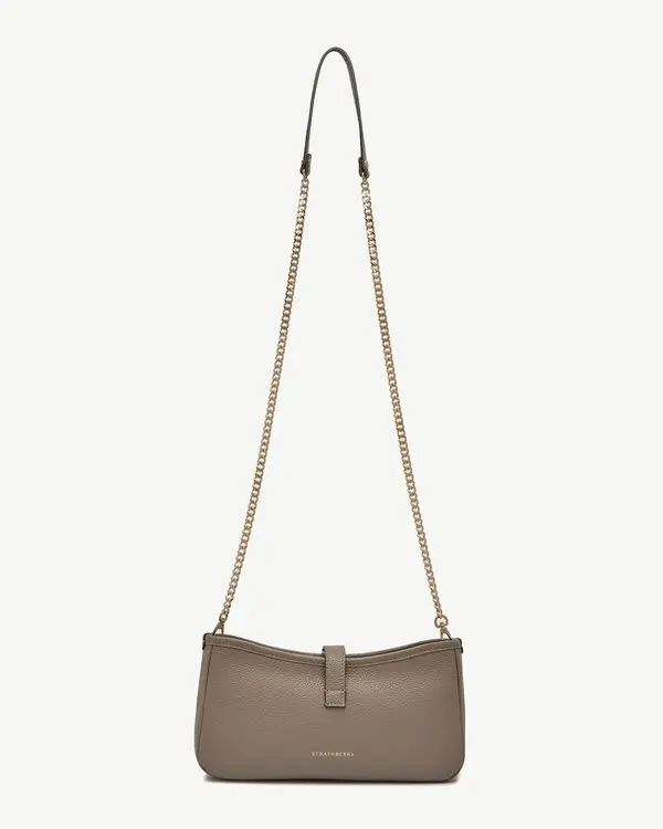 Strathberry Kite On A Chain Shoulder Bag - Grey