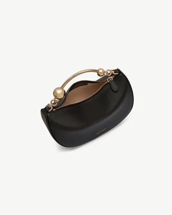 Strathberry Crescent Moon Mini Bag - Black