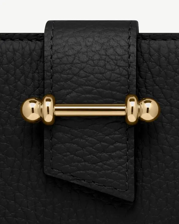 Strathberry Multrees Passport Holder - Black