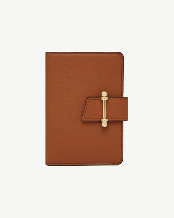Strathberry Multrees Passport Holder - Brown
