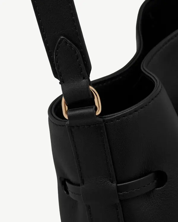 Strathberry Corda Bucket Bag - Black