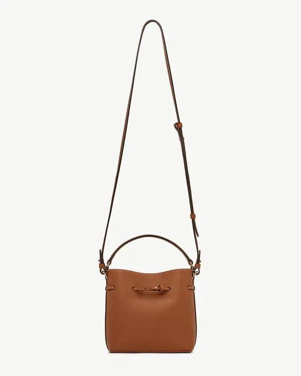 Strathberry Corda Bucket Mini Bag - Brown