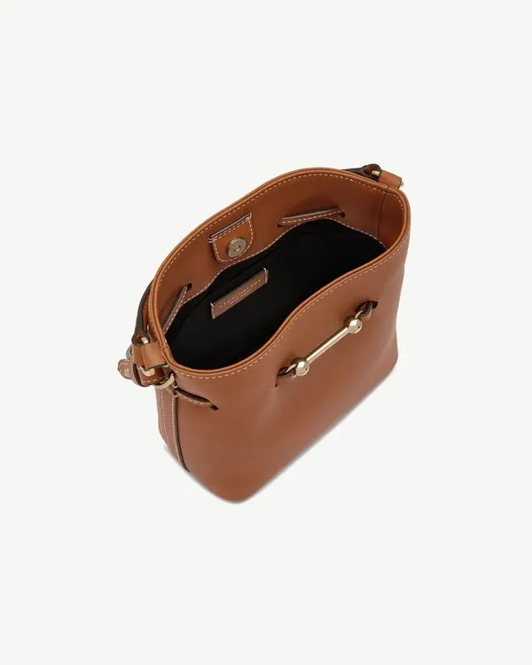 Strathberry Corda Bucket Mini Bag - Brown