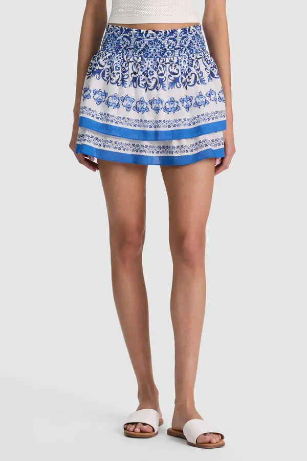Alice + Olivia Bethie Ruffle Mini Skort