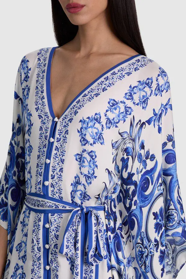 Alice + Olivia Marva Belted Kaftan