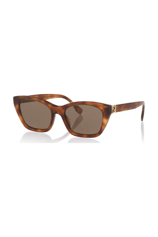 Fendi Forever Rectangle Sunglasses - Brown
