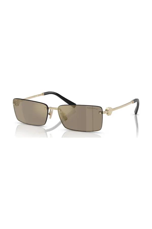 TIFFANY SUNGLASS HUT Tiffany & Co. Rectangle Rimless Sunglasses - Metallic