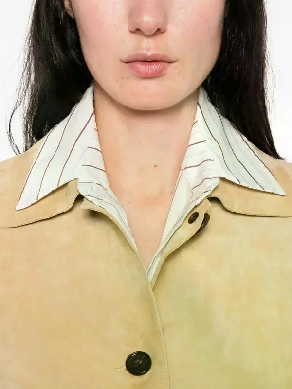 ARMA Button Suede Jacket