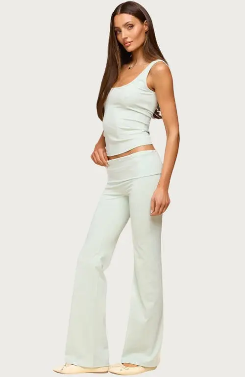 EDIKTED Kiarra Scoop Neck Tank - Mint
