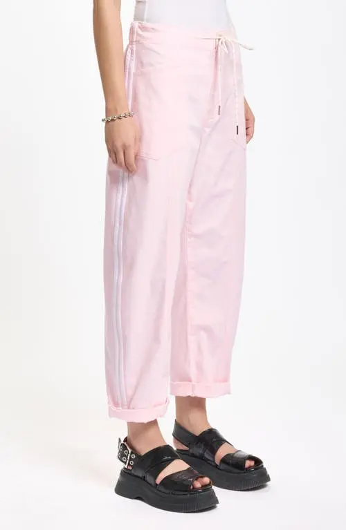 DAZE Villa Cuffed Drawstring Pants - Petal