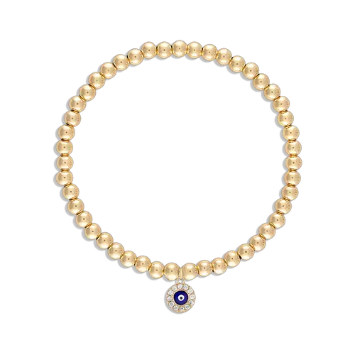 Alexa Leigh 14k Gold Filled Protection Charm Bracelet - Yellow Gold