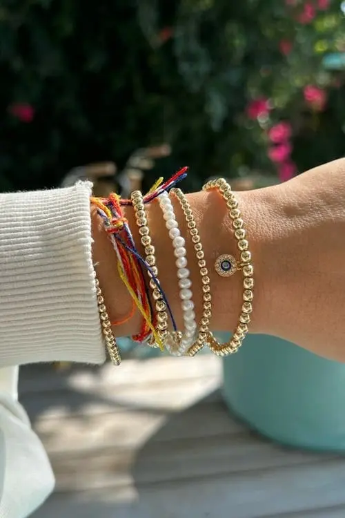 Alexa Leigh 14k Gold Filled Protection Charm Bracelet