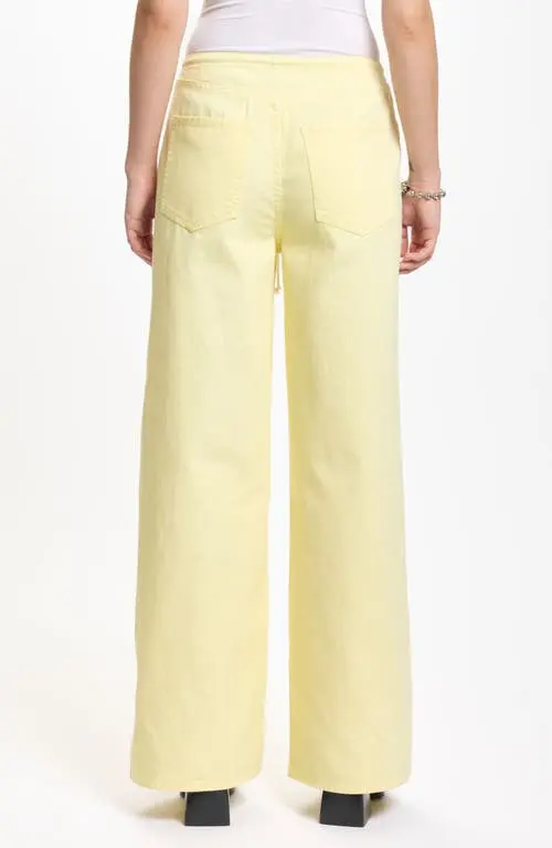 DAZE Madison Tie Waist Wide Leg Jeans